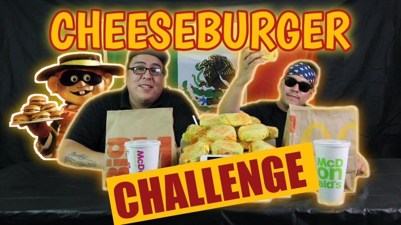 CHEESEBURGER CHALLENGE! - YouTube