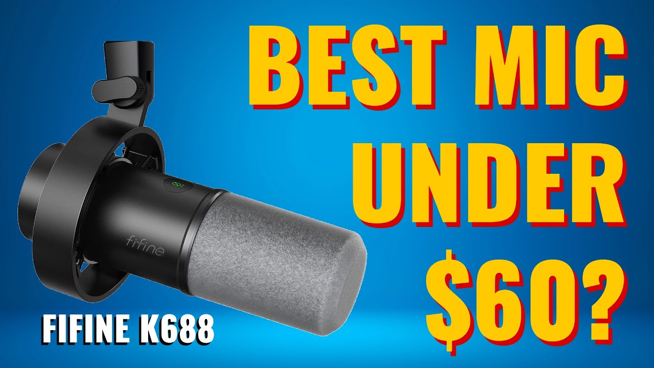 Fifine K688 Microphone Unboxing & Review - YouTube