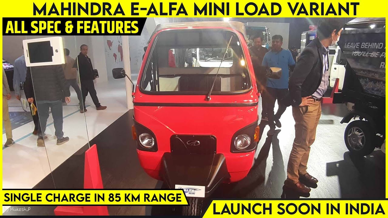 Mahindra e-Alfa Mini Load Variant Electric Cargo Trike Launch Soon ...