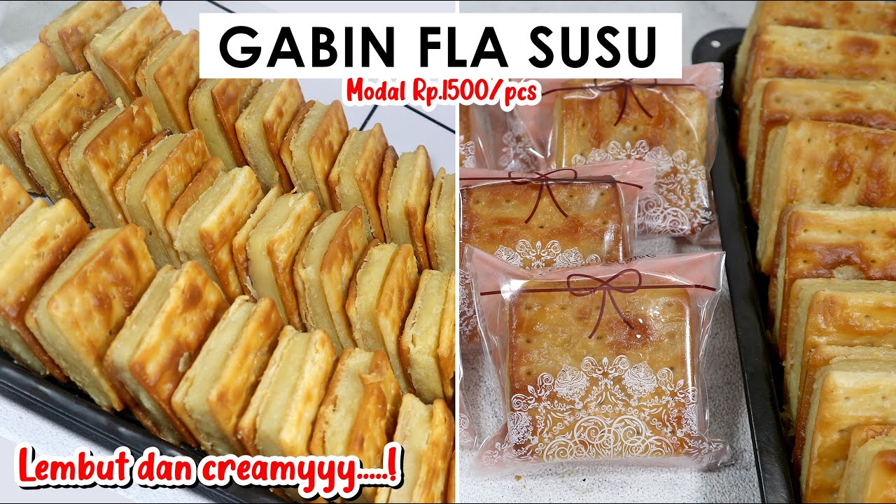 RESEP GABIN FLA SUSU, GURIH DAN LEMBUTNYA BIKIN NAGIH! - YouTube