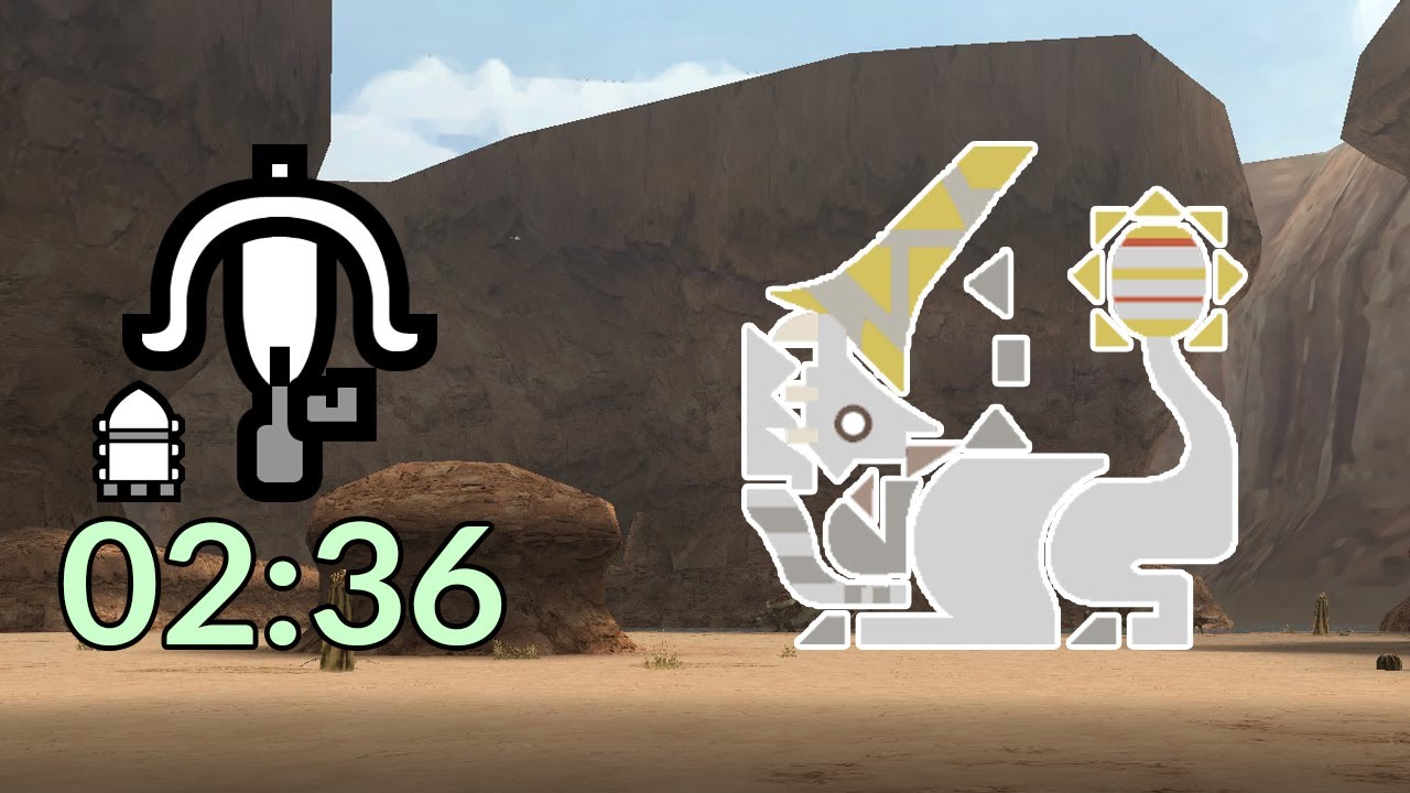 MHFU | White Monoblos 02:36 Light Bowgun Solo - YouTube