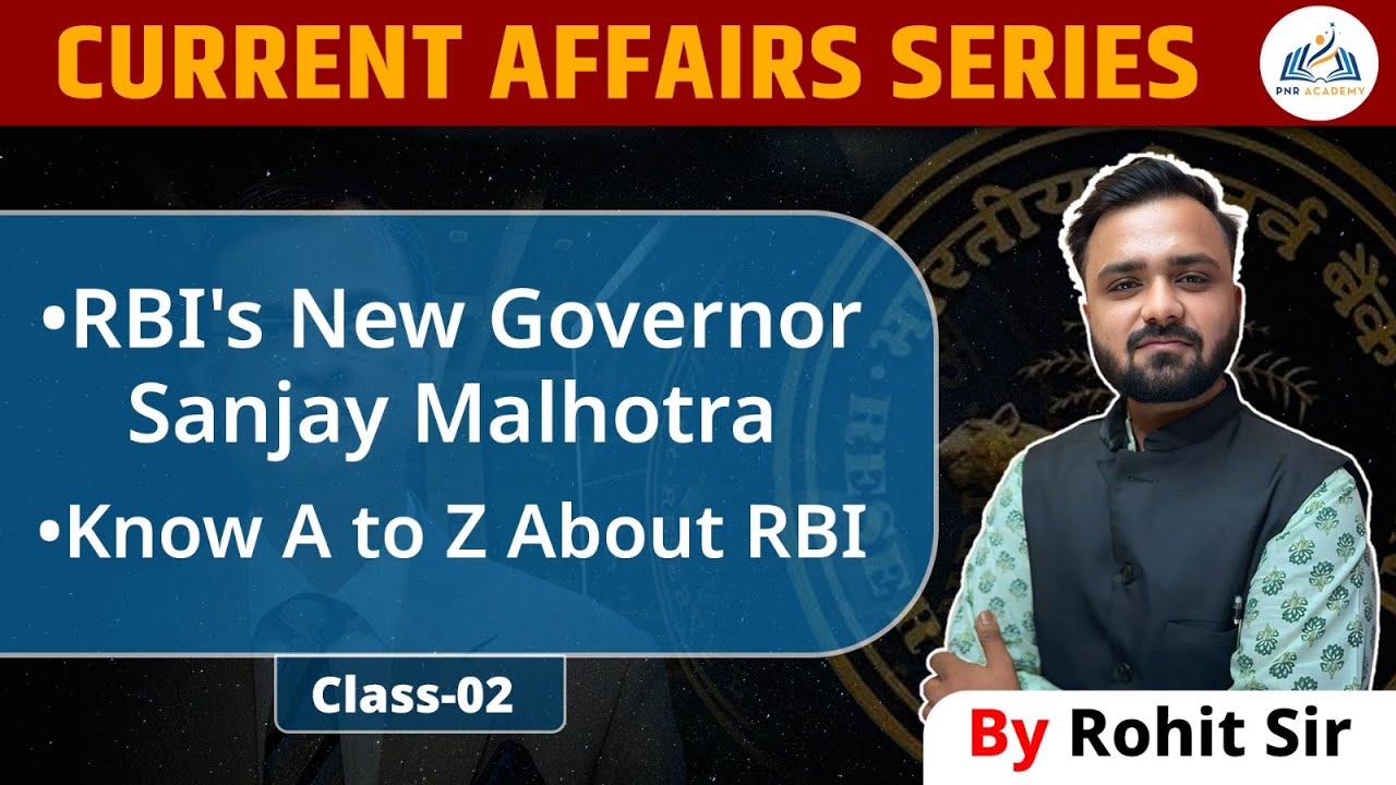 New RBI Governor | History & functions of RBI | Sanjay Malhotra ...