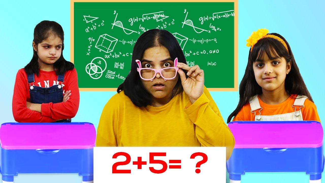 Ashu and Katy Cutie show good bahavior at school for kids - YouTube