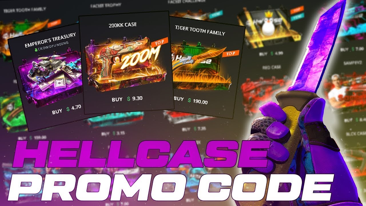 HELLCASE Promo Code 2023 free $300 on Balance and free case | Hellcase ...