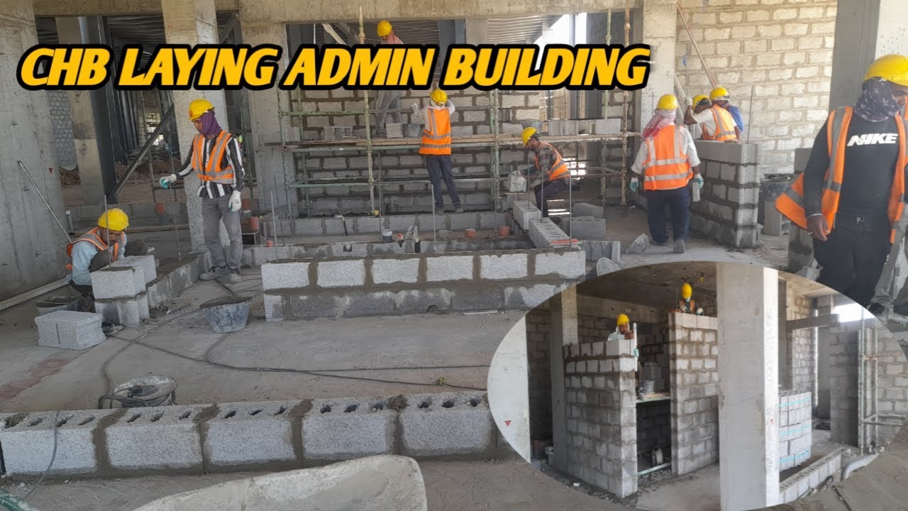 chb laying ground floor admin building - YouTube