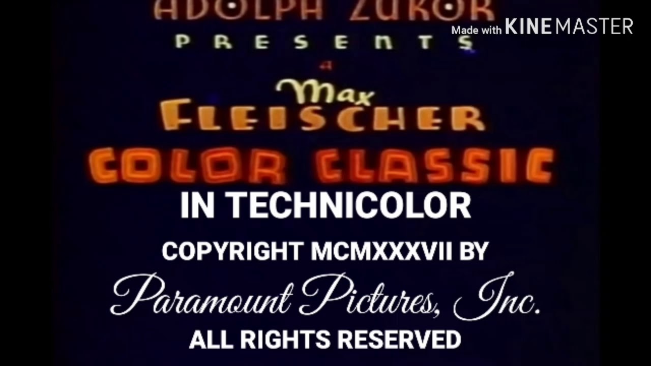 Paramount Max Fleischer Color Classic: "Educated Fish" Cartoon Opening ...