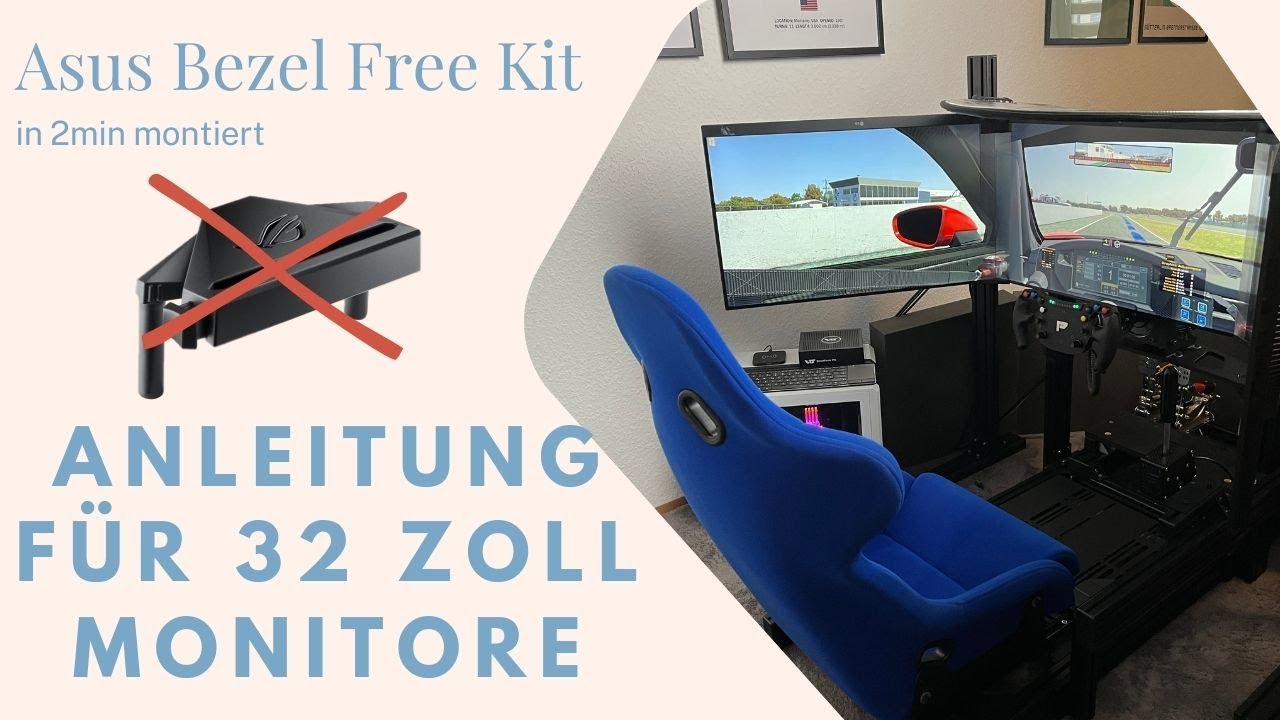 Asus Bezel Free Kit für 32 Zoll Monitore - YouTube
