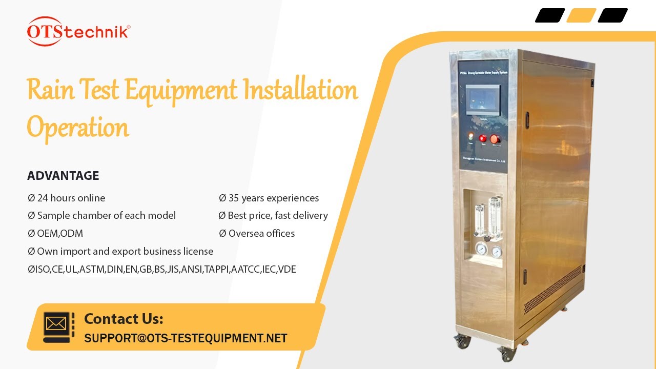 IPX56 Rainfall Drip Testing /Rain Test Equipment/Waterproof Test ...