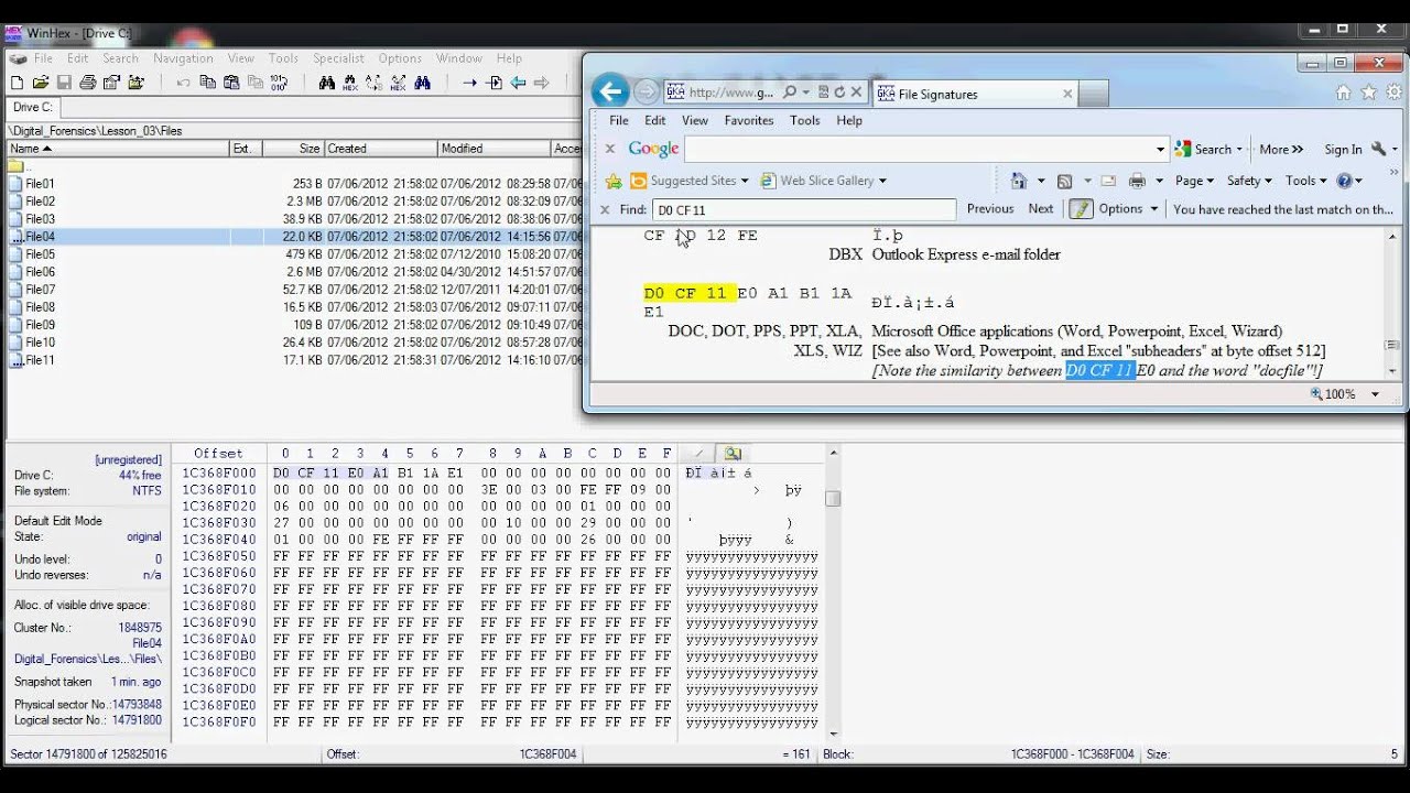 File Analysis video - YouTube