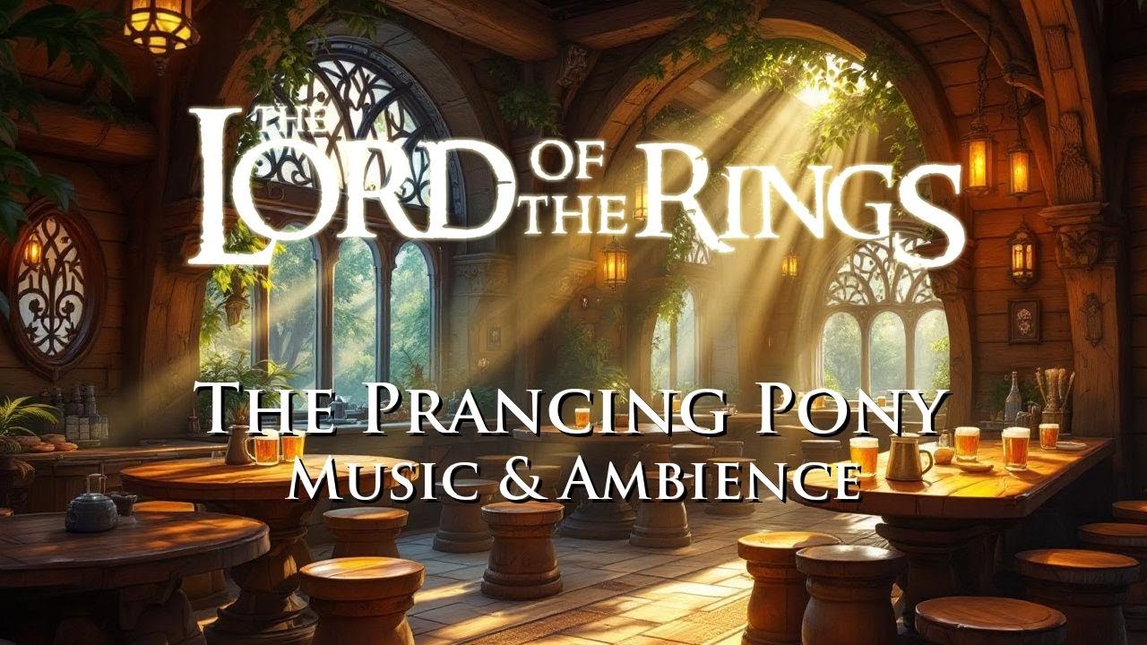 Relaxing at The Prancing Pony | Bree Sounds & Hobbit Melodies | Lord of ...