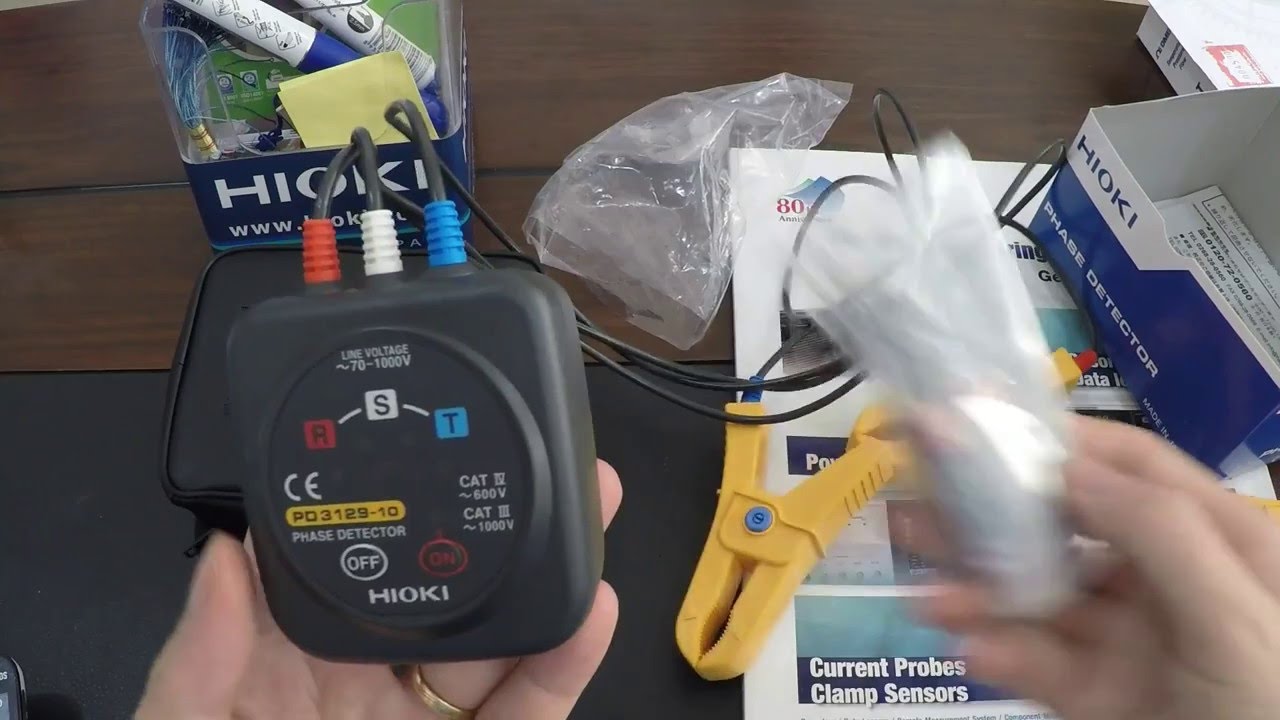 Hioki 3129 10 phase detector - YouTube