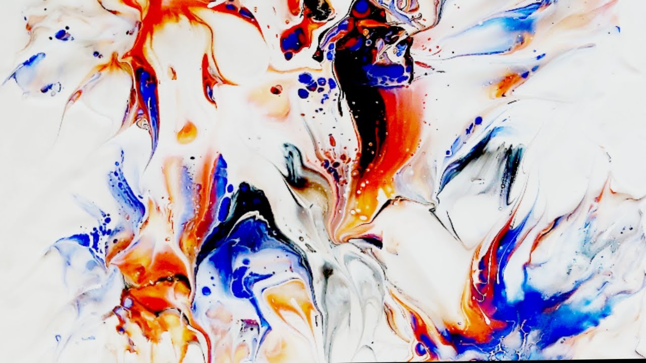 Painting ideas acrylic very easy/Balloon smash Painting - YouTube