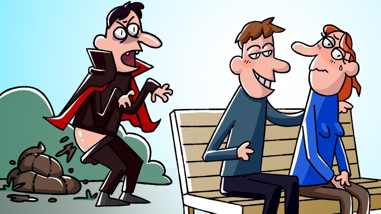 Bushes For Poop | Vampire Misadventures - The Spooky Park Chase! 😂 ...