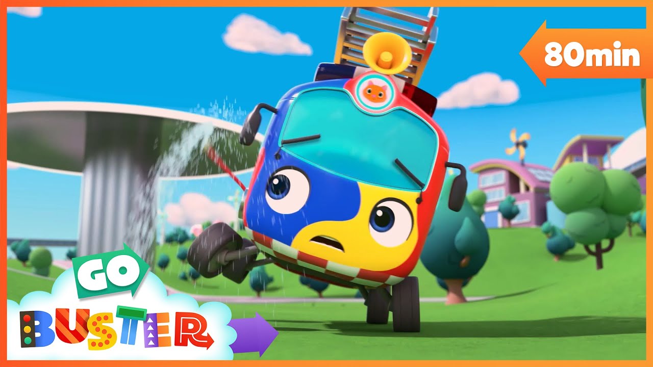 Buster Saves a Kitten! Go Buster - Bus Cartoons & Kids Stories - YouTube