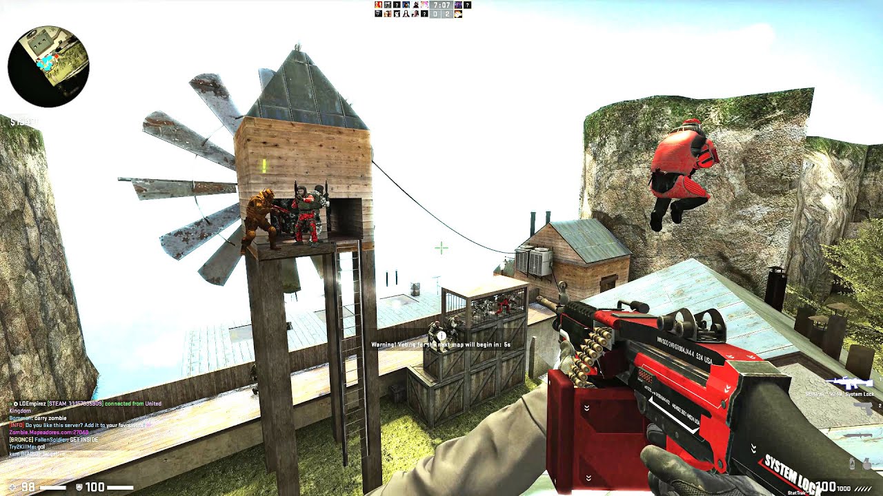 CSGO: Zombie Escape Mod - ze_ESCAPE_THE_EYE_p3 on Mapeadores - YouTube