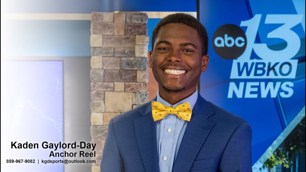 Kaden Gaylord-Day 2024 Sports Anchor and Reporter Reel - YouTube