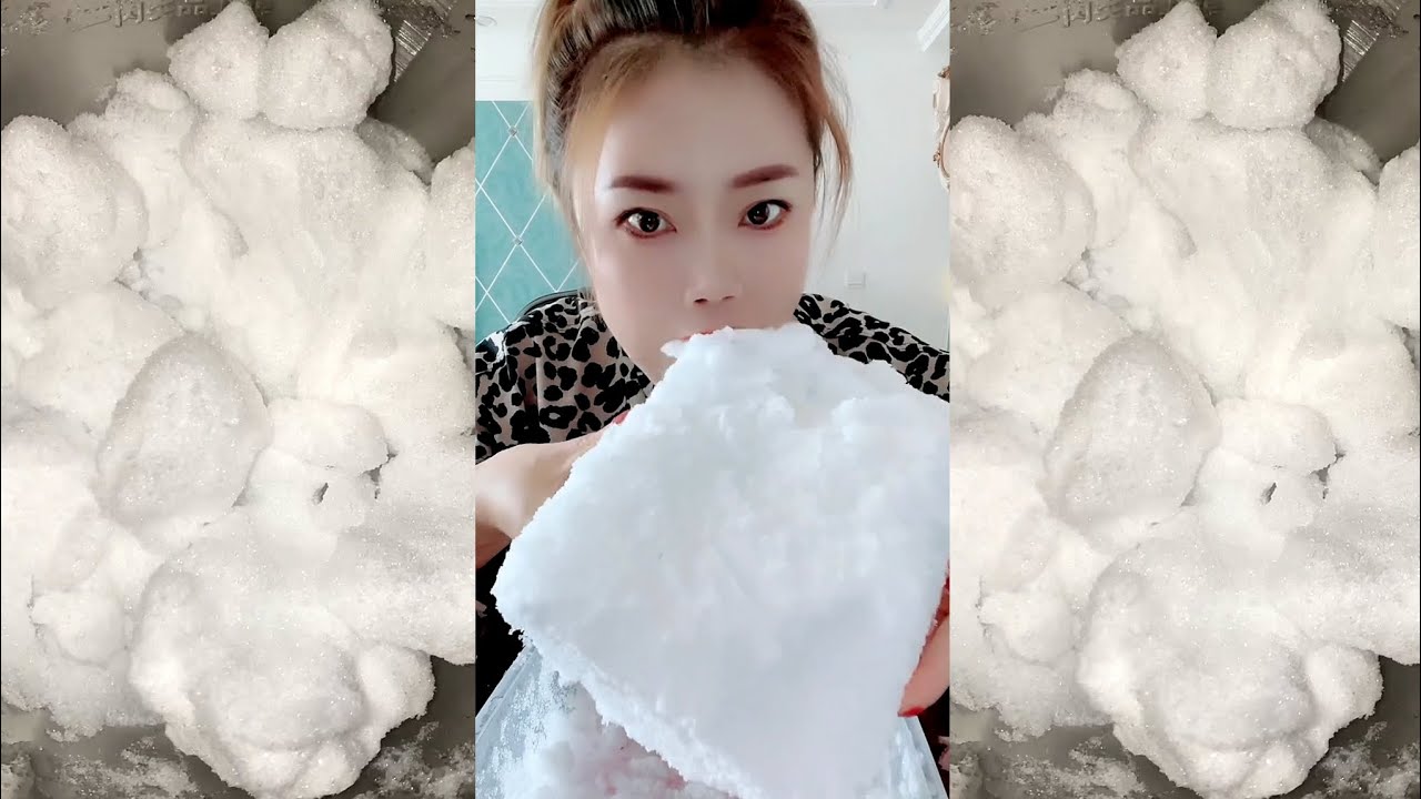 ASMR WHITE ICE EATING / ICE EATING - YouTube