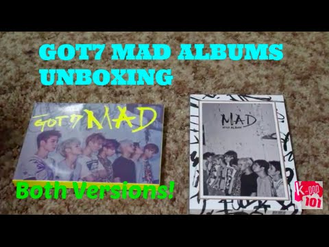 GOT7 MAD ALBUMS UNBOXING | BOTH VERSIONS! - YouTube
