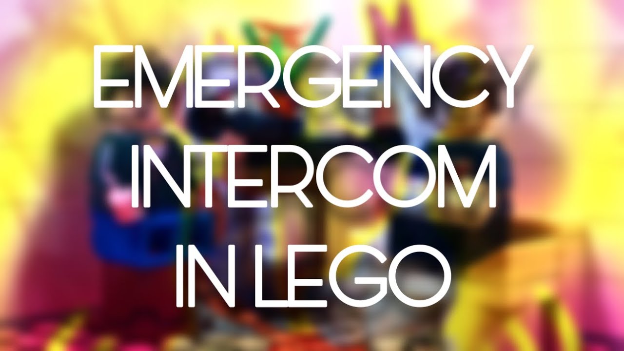 EMERGENCY INTERCOM ANIMATED (IN LEGO) - YouTube