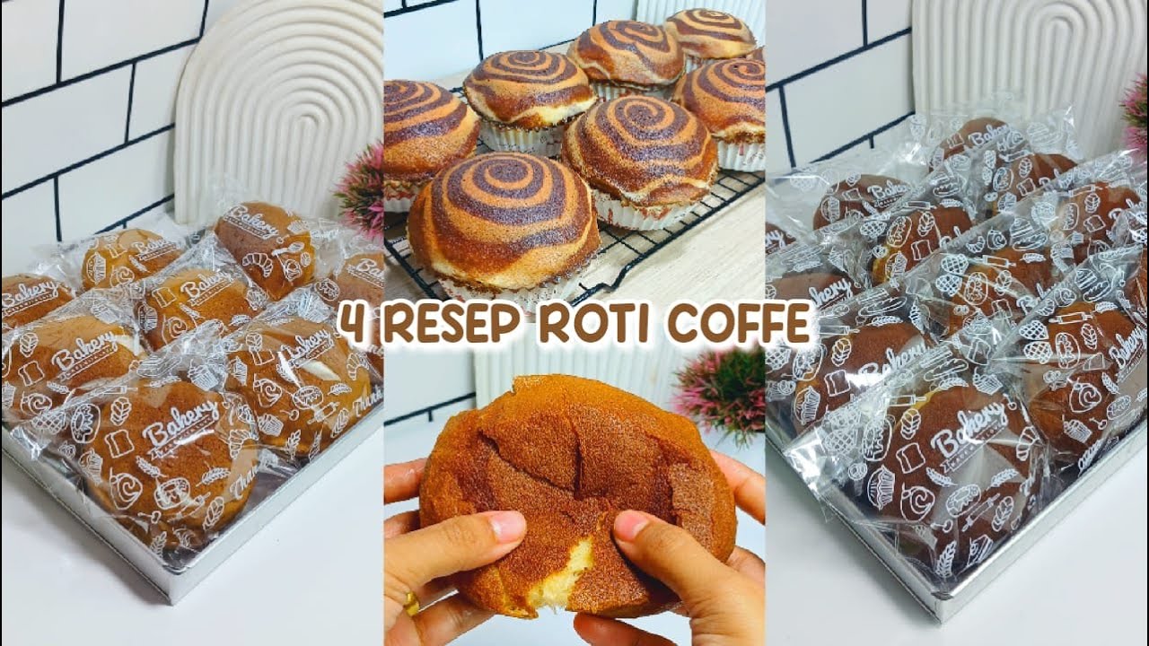 4 Resep Roti Coffe Mini, Sedang dan Besar !!! - YouTube