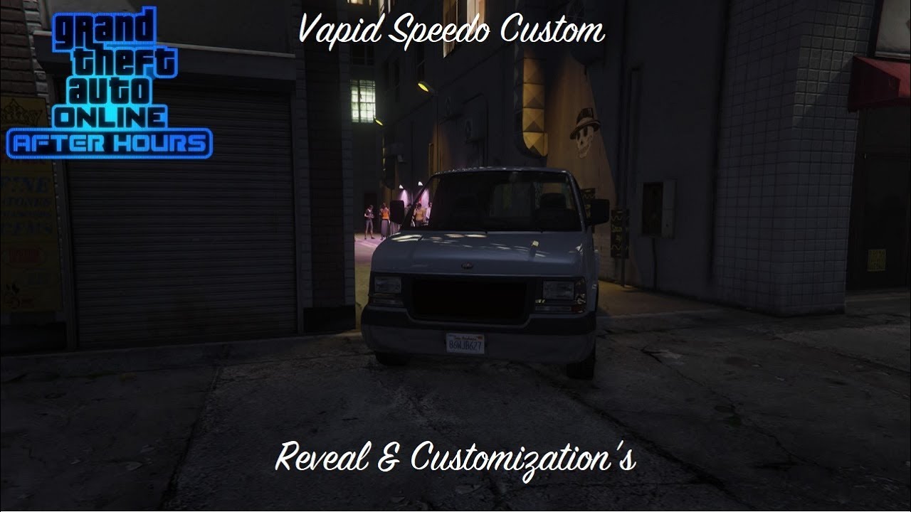 GTA Online Vapid Speedo Custom Reveal & Customization's - YouTube