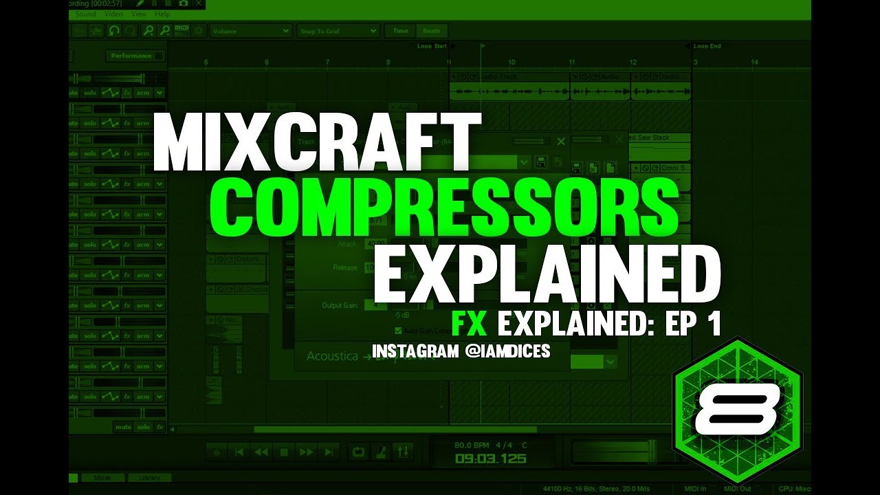 Mixcraft FX Series: Compressors Explained @Iamdices - YouTube