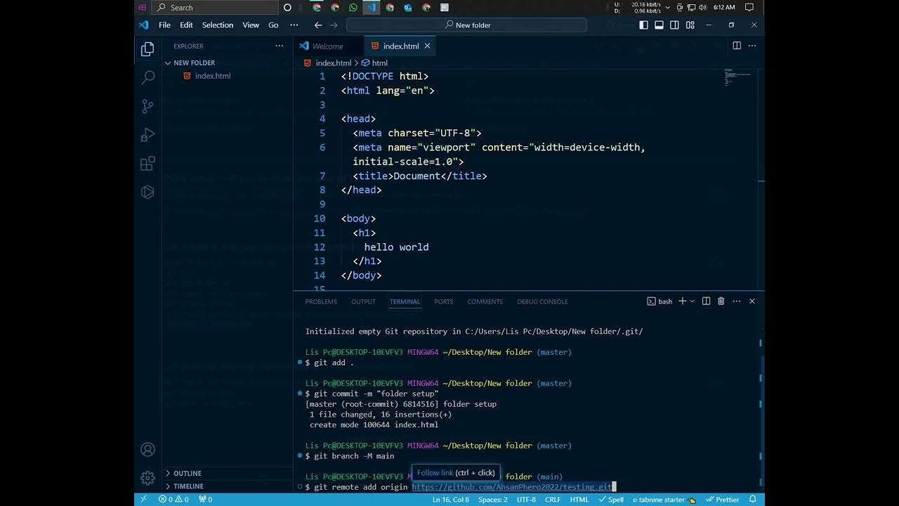 How to Create github repository - YouTube