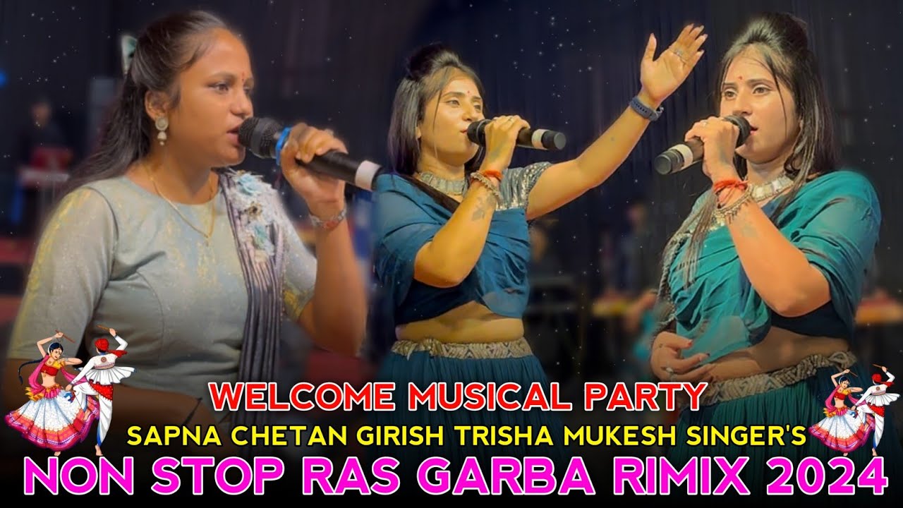 Sapna Singer🎤की गरबा में कया😲आवाज है😱|| Welcome Musical Party || At ...