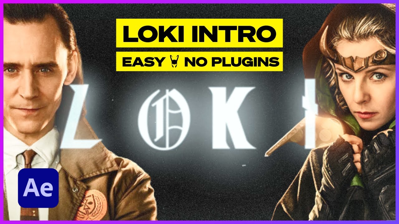 How to create the LOKI INTRO ANIMATION - After Effects Tutorial 2022 - YouTube