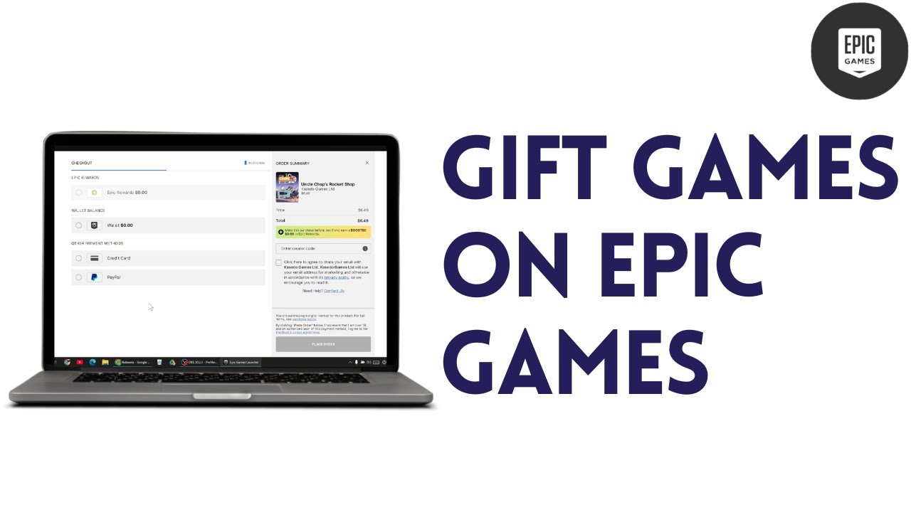 How To Gift Games Epic Games (Tutorial) - YouTube