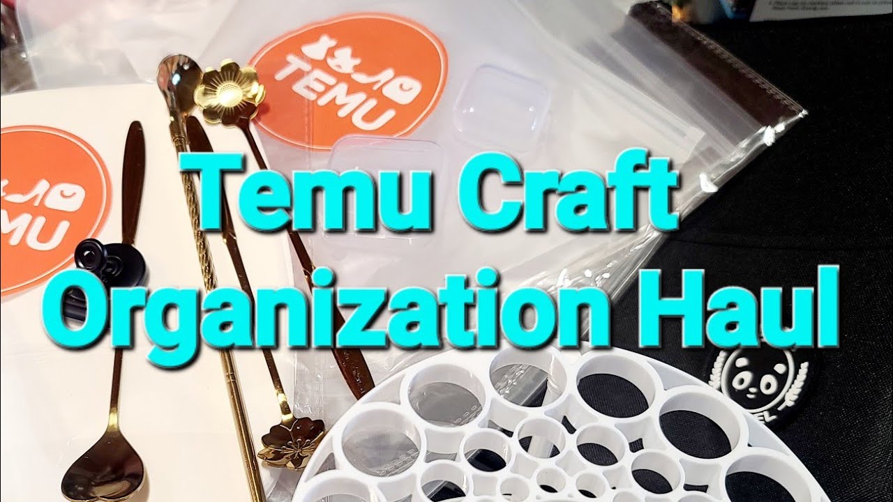 Temu Craft Organization Haul | fest277 save 30% - YouTube