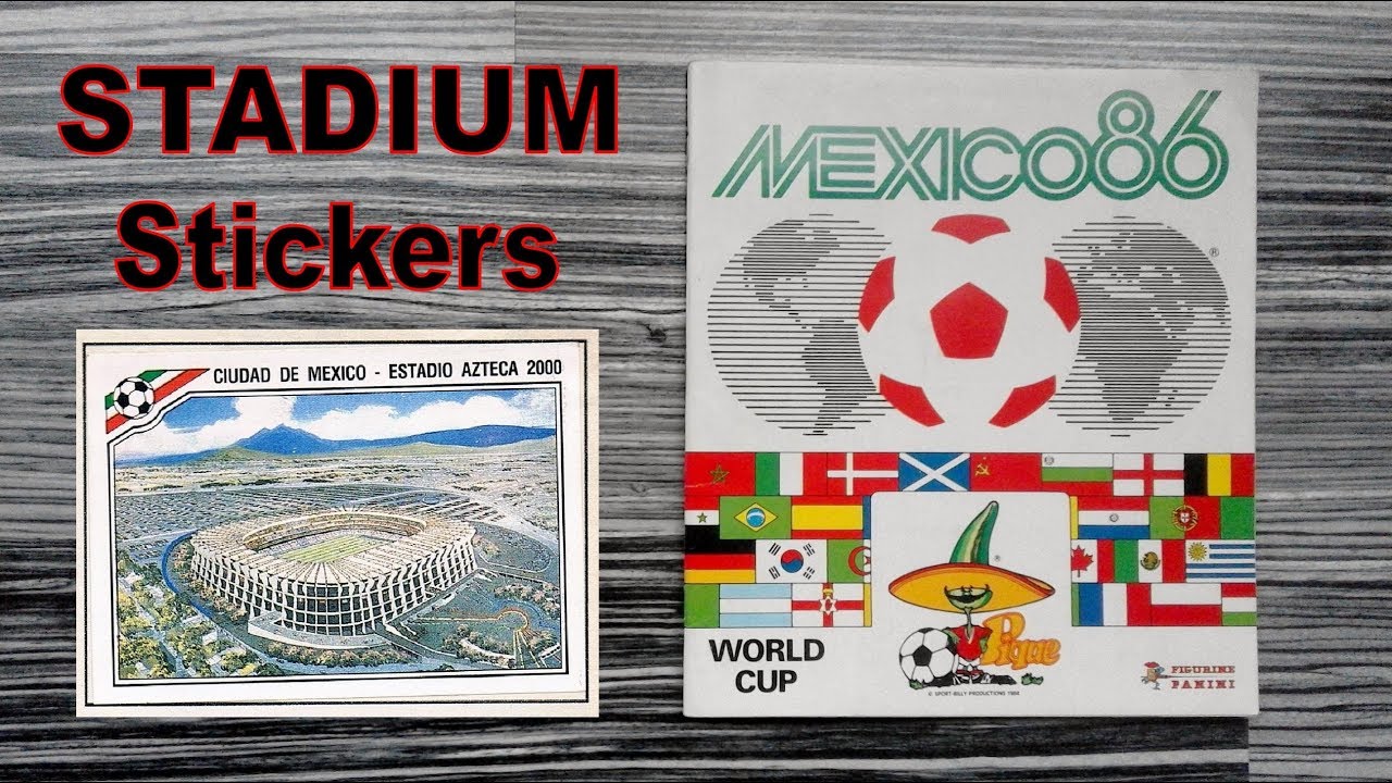 Panini STADIUM Stickers FIFA World Cup Album "Mexico 86" - YouTube