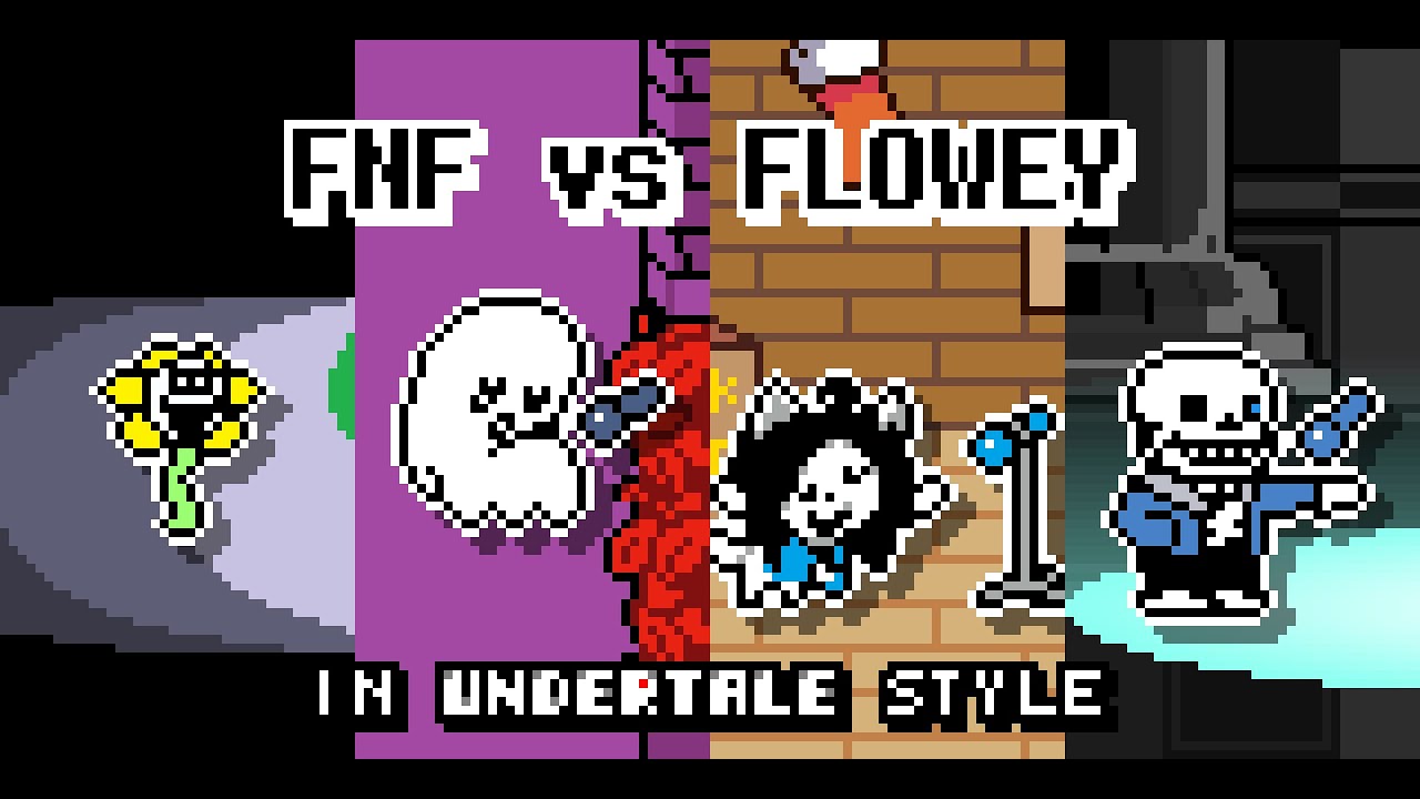 FNF vs Flowey in Pixel - YouTube