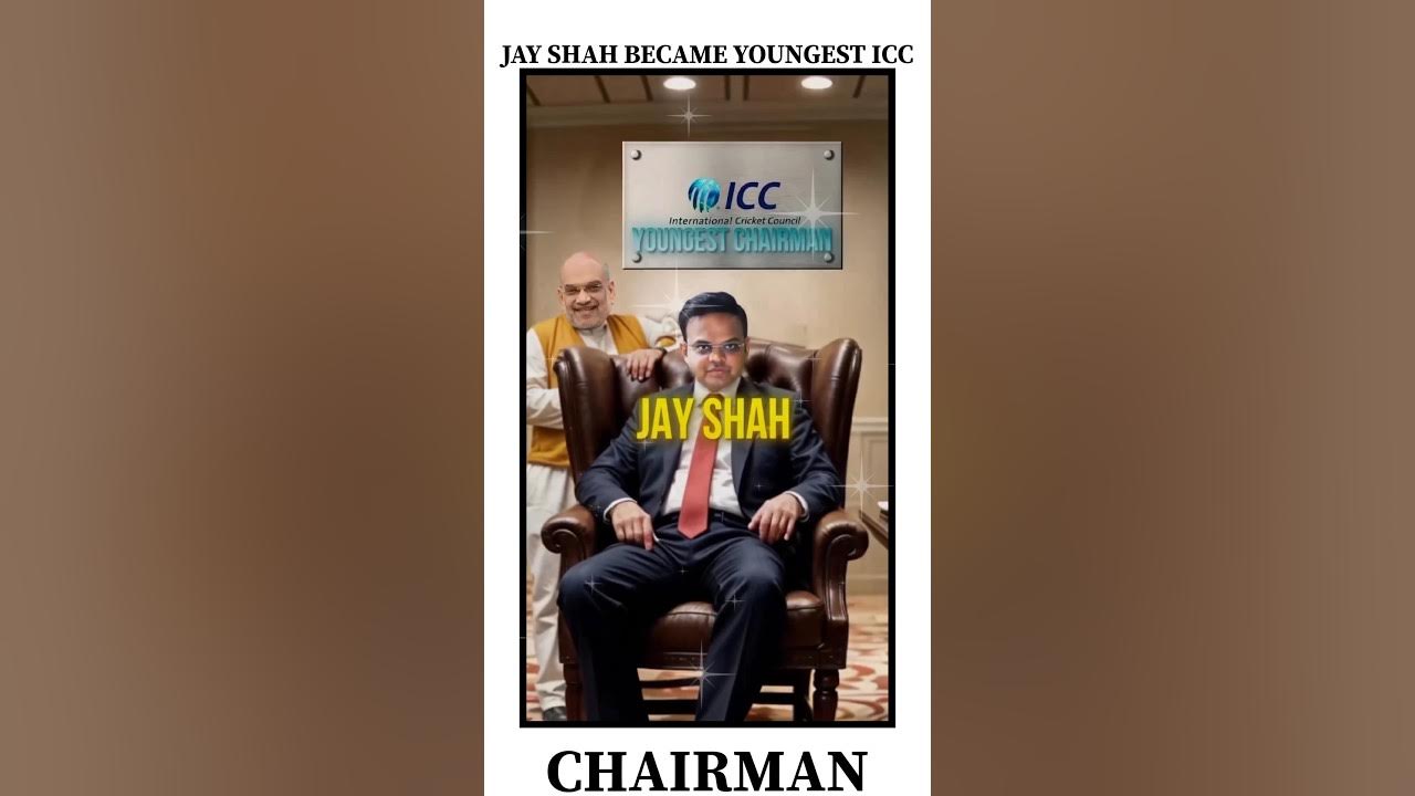 Jay Shah Became Youngest ICC Chairman In History | #shorts - YouTube