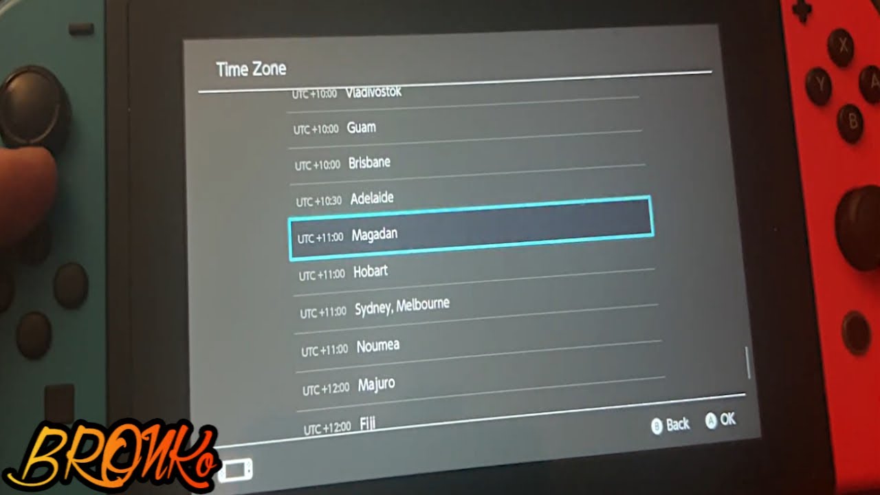 How To Set Up A Nintendo Switch - Time Zone in 2024 - YouTube