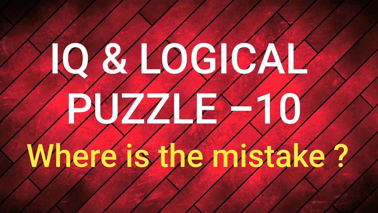 SVCET IQ Channel. IQ & LOGICAL Puzzle -10 - YouTube
