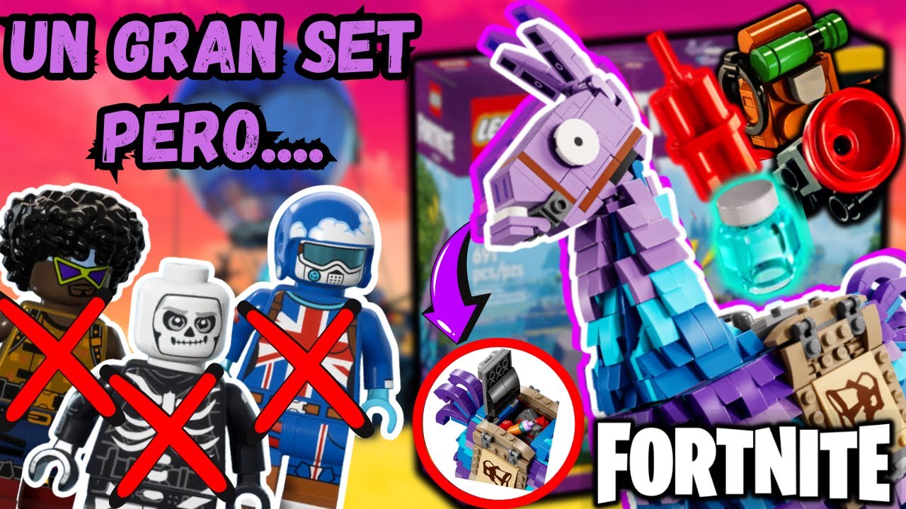 La LLAMA de Lego FORTNITE es BELLÍSIMA / Minifigs - YouTube