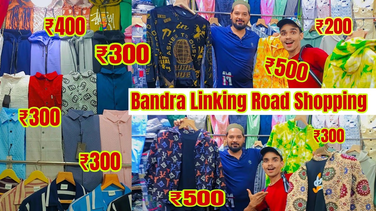 Bandra Linking Road Shopping market || Mumbai Wholesale Market ...