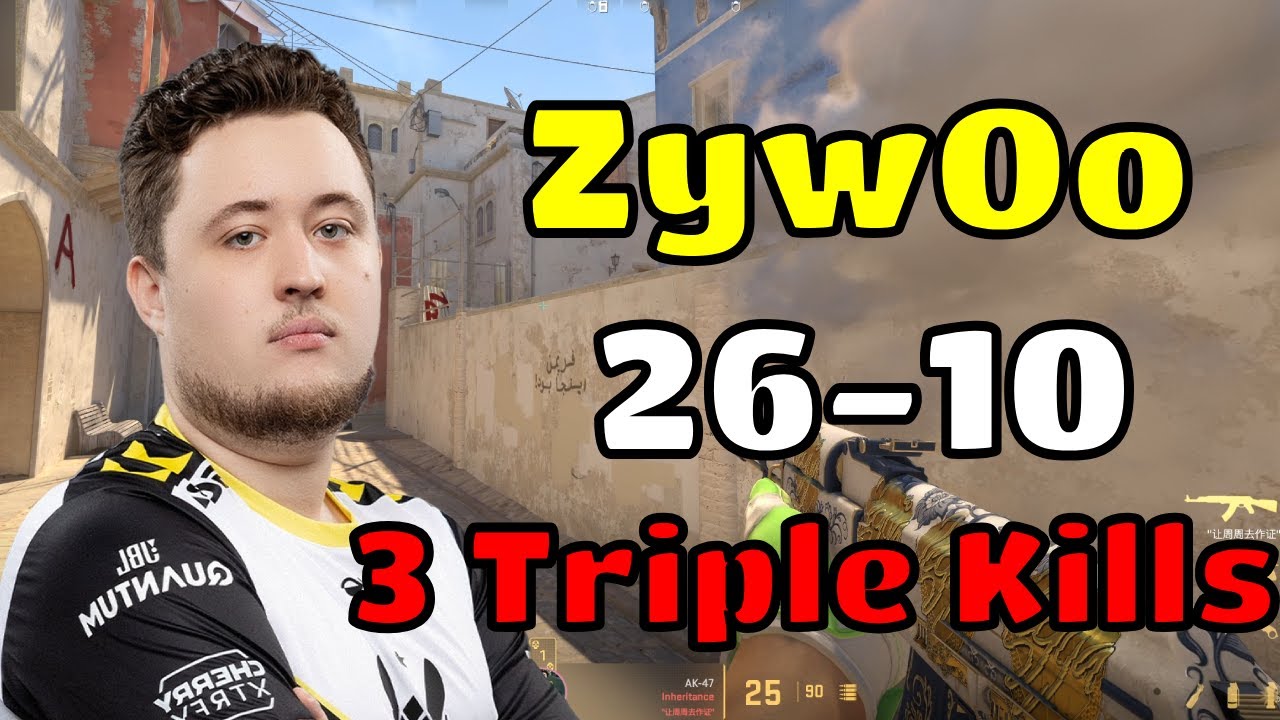 CS2 ZywOo POV FACEIT (26-10) Mirage | 2024/07/30 | #cs2 #csgo - YouTube