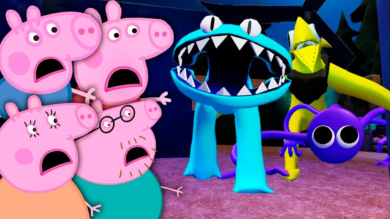 PEPPA PIG ESCAPE RAINBOW FRIENDS CHAPTER 2 IN ROBLOX - YouTube