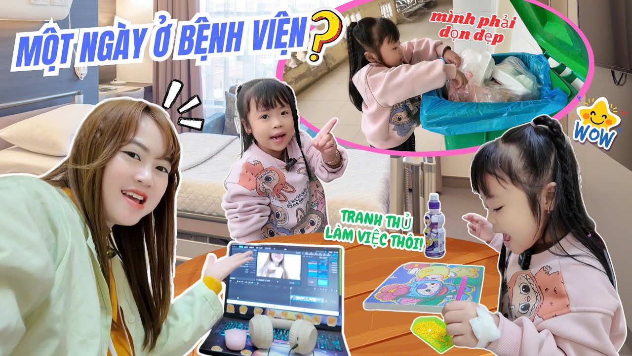 Một Ngày Ở Viện Của Mẹ Hà Hí Và Mint Vy Sẽ Như Thế Nào? - YouTube