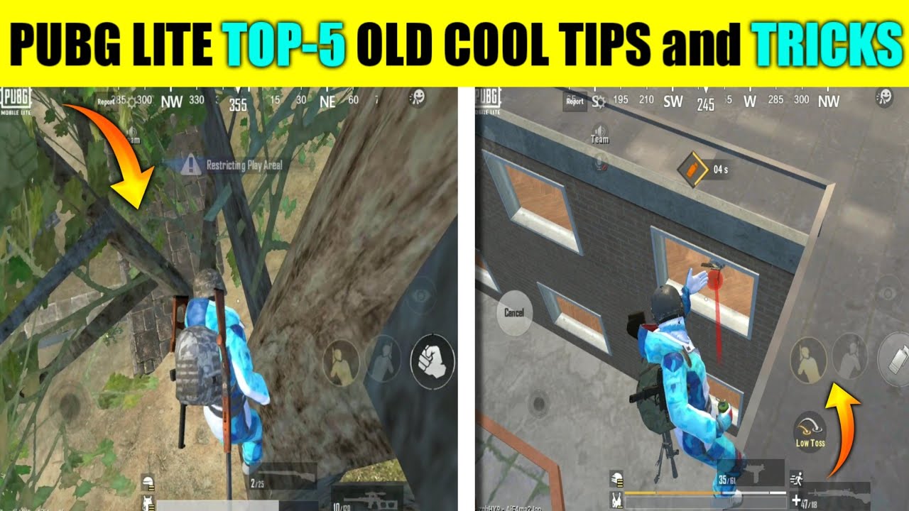 Pubg Lite Top5 Old Cool Tips and Tricks | Pubg Lite Glitch | Pubg Lite ...