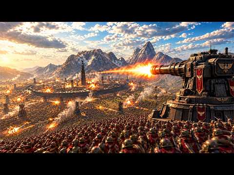 9,400,000 CYBER MONSTER'S ATTACK Isengard DEFENDED by T45 SHOTGUN & HEROES - WARHAMMER 40K - UEBS 2