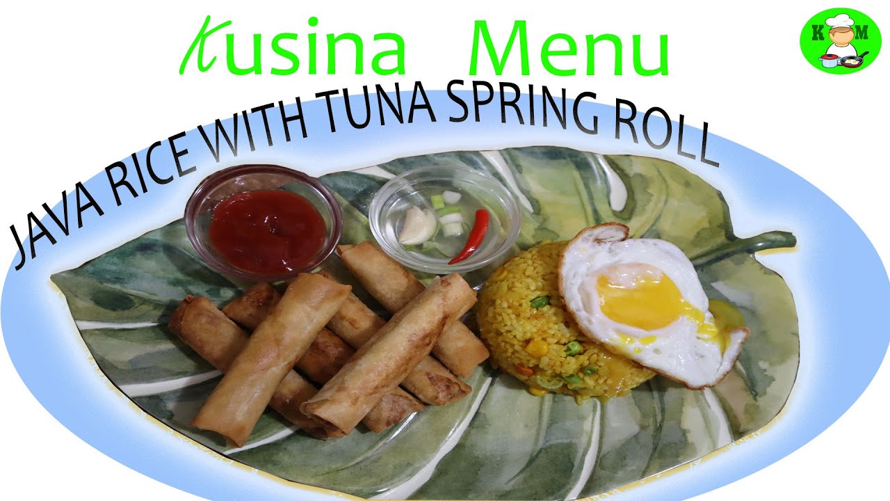 Java Rice | Tuna Spring Roll | So Simple And Yummy! - YouTube