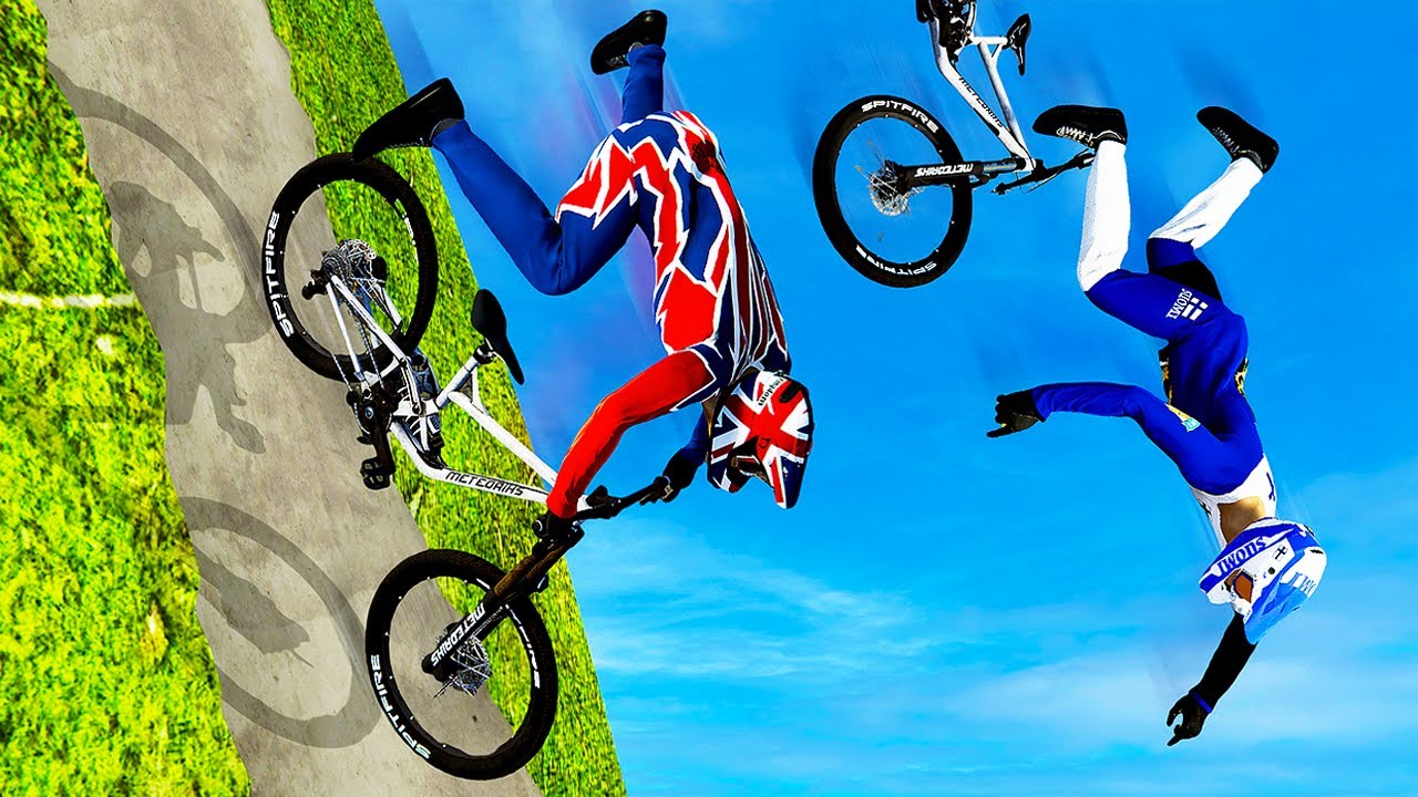 WORLDS Steepest Mountain Bike Course - Descenders Gameplay - YouTube