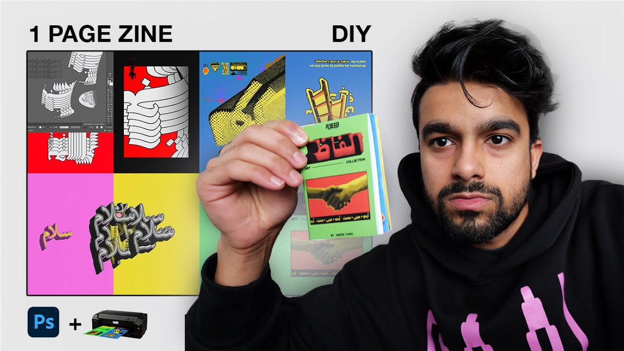 How to Make a Zine for Your Art Collection - YouTube