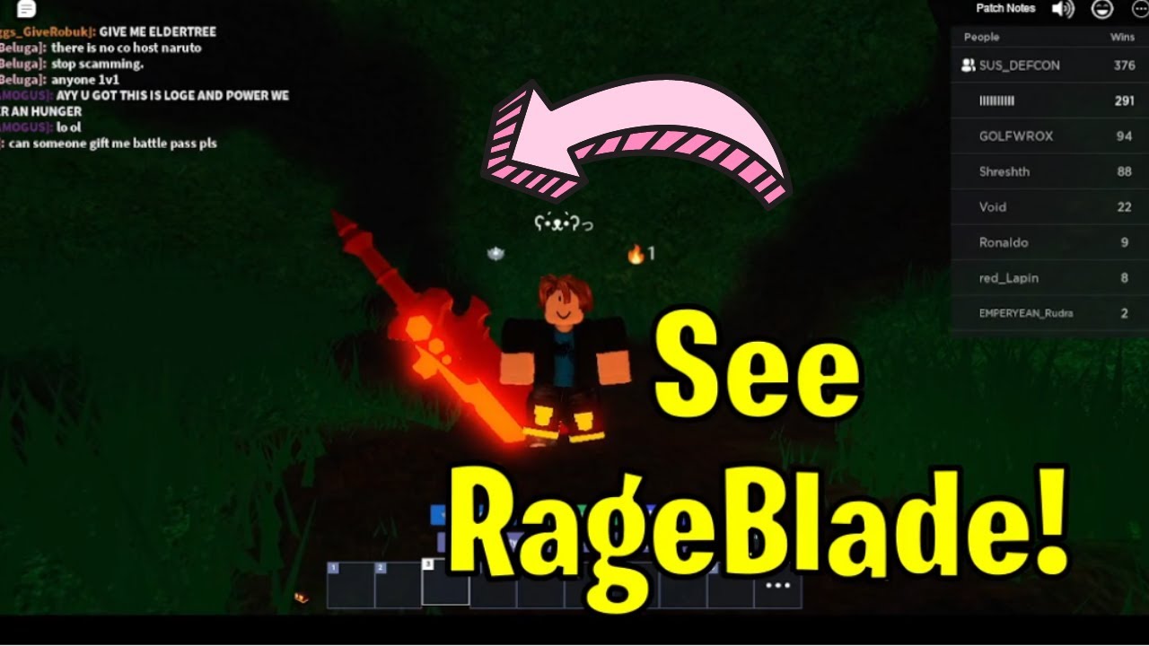 *SECRET*RAGEBLADE IN THE LOBBY! (HOW TO FIND IT?) - YouTube