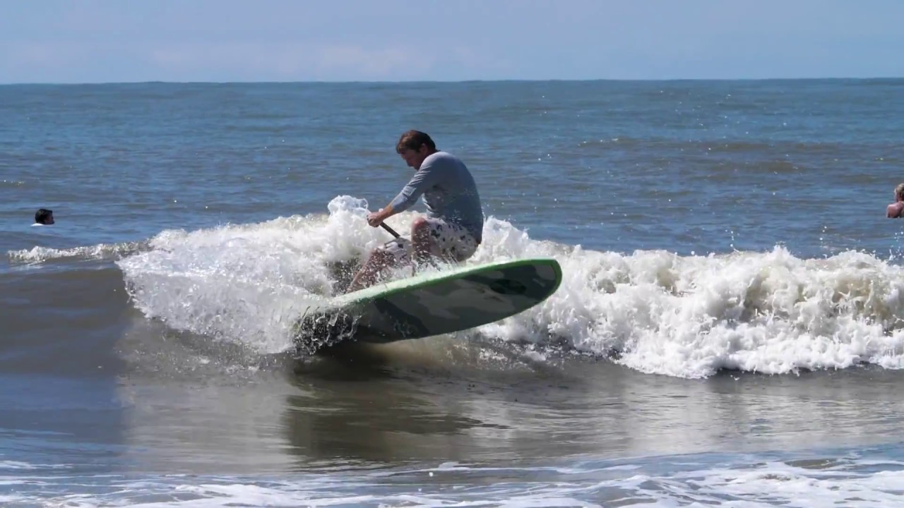 Sunday Surfing - Folly Beach Washout - SUP + Longboard - Panasonic GH5 ...