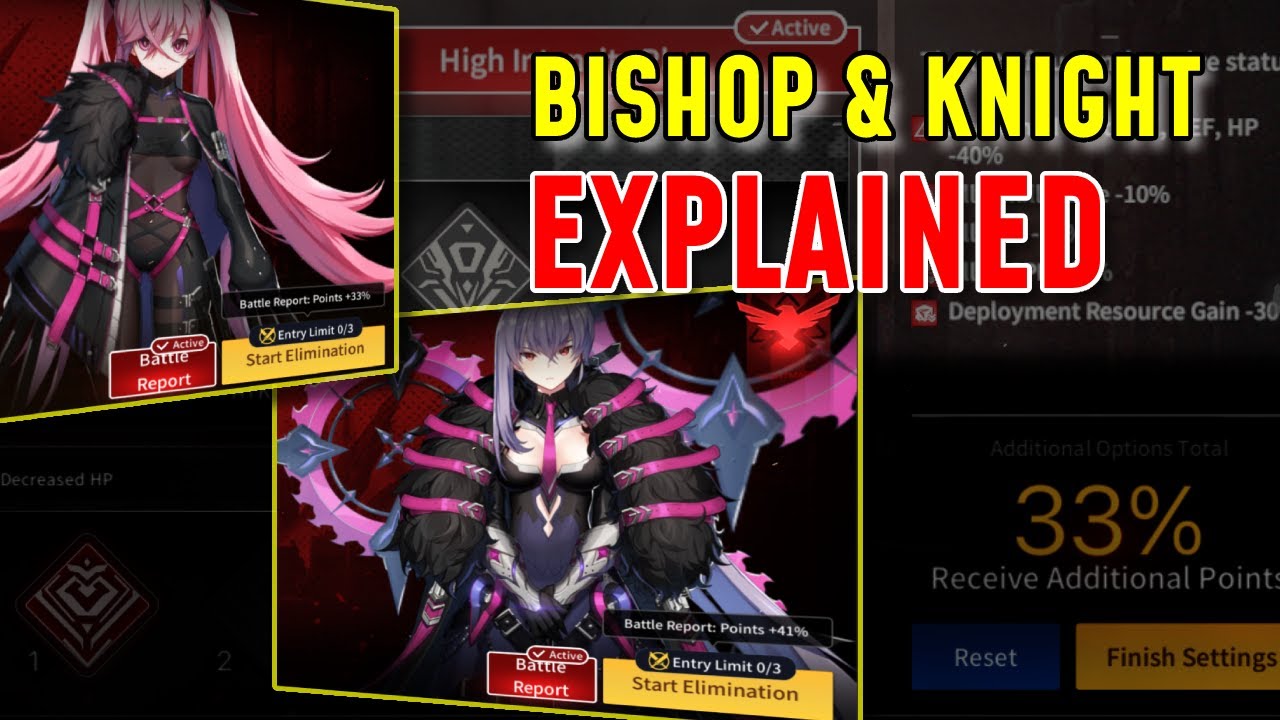 Danger Close Regenerated Bishop and Knight Explained | Counter:Side ...