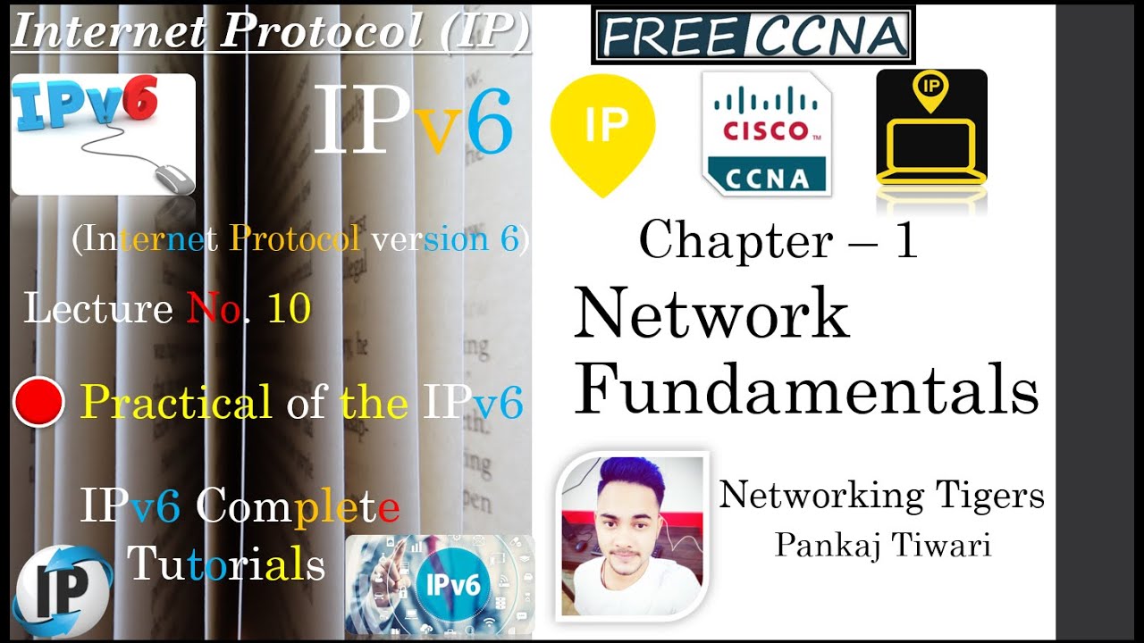 Free (NEW) CCNA |61 IPv6 in Hindi Lec - 10 | LAB of the IPv6 |CCNA 200 ...
